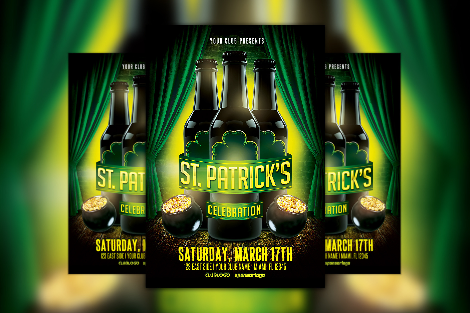 St. Patricks Day Celebration 1 Flyer, a Flyer Template by Flyermind