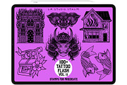 Tattoo Flash Vol. 11 - Stamp Set, a Brush Add-On by LA Studio Sthlm