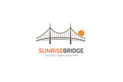 Sunrise Bridge Logo, a Branding & Logo Template by XpertgraphicD