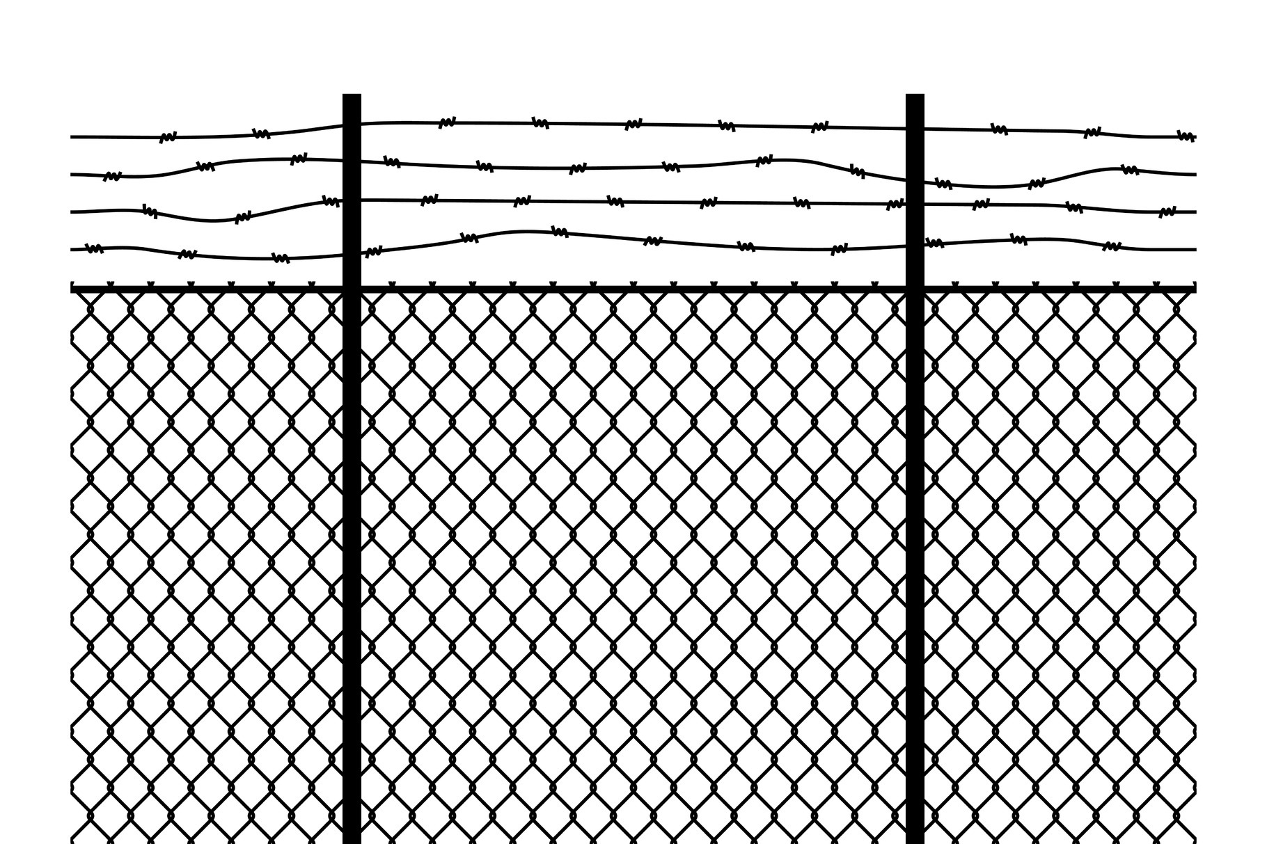 Prison fence. Seamless pattern metal, a Texture Graphic by YummyBuum ...