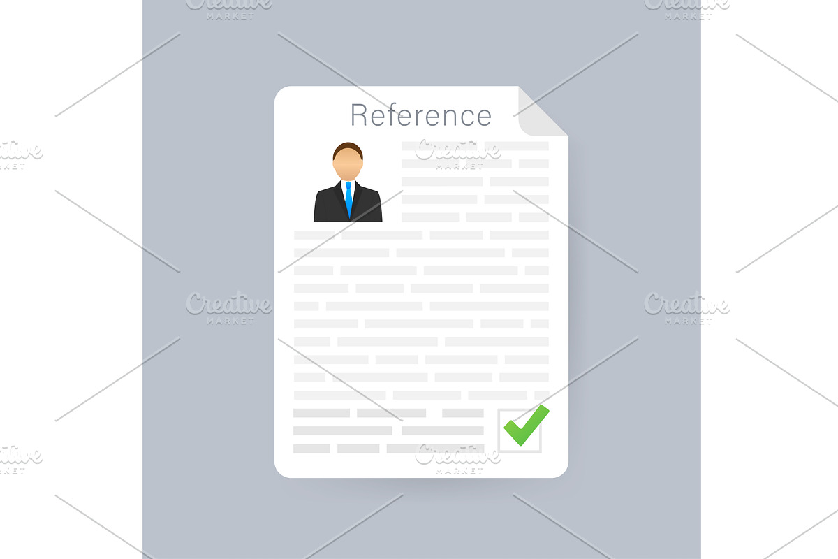 Reference letter icon, an Education Illustration by DG-Market ...