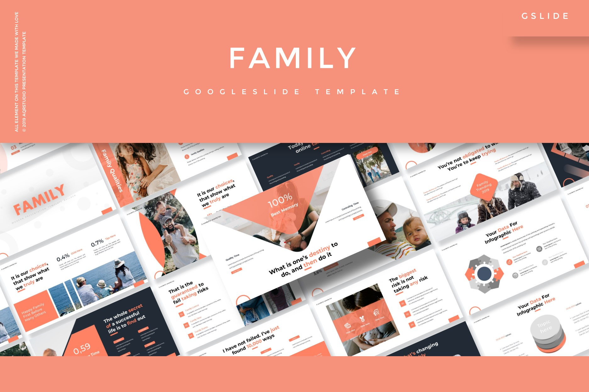 Family - Google Slides Template, a Presentation Template by AQR Studio