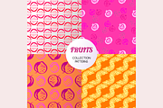 Fruit patterns set | Graphic Patterns ~ Creative Market