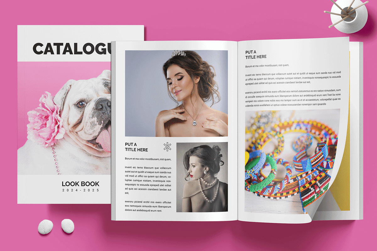 Jewelry Catalog Layout Design