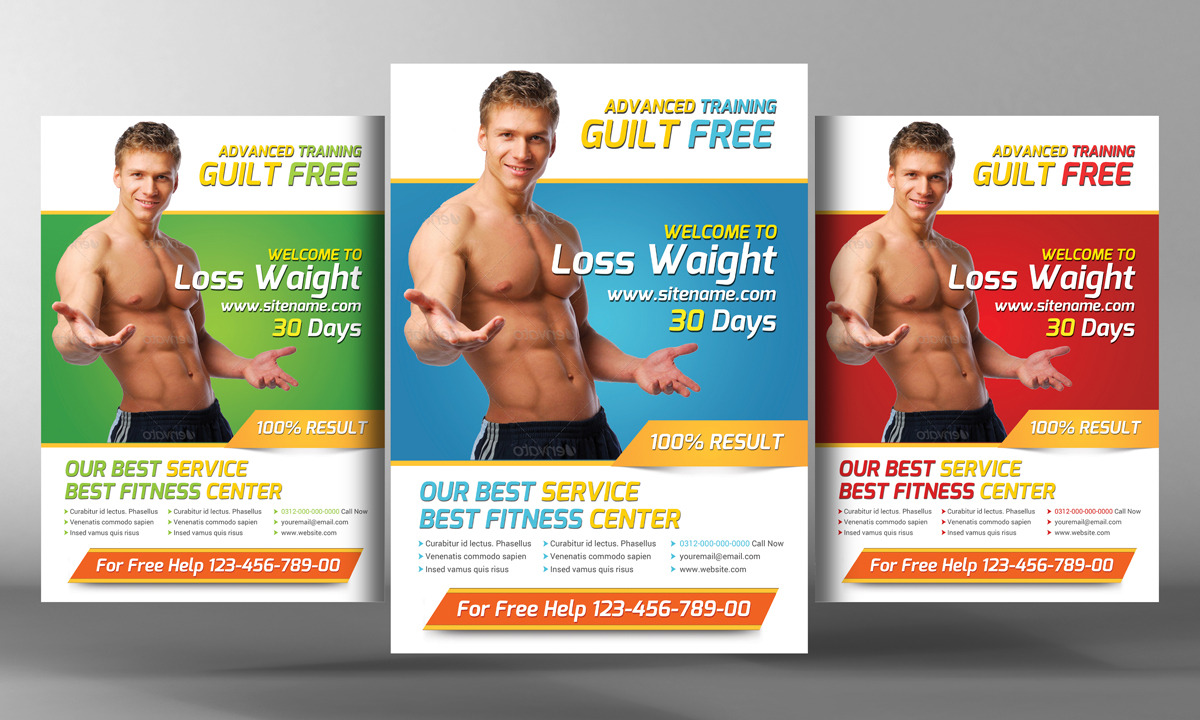 Multipurpose Fitness Flyer, a Flyer Template by graphicforest