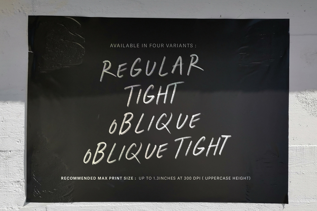 Mark My Words Pencil Chalk SVG Font