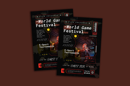 Game night Flyer | Flyer Templates ~ Creative Market