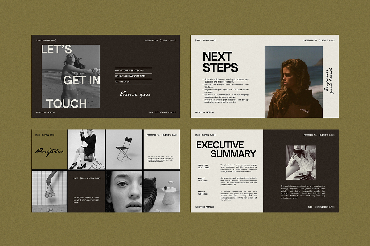 Marketing Proposal Canva Template | Amare Creative