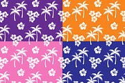 Seamless Palm Tree Patterns | Graphic Patterns ~ Creative Market