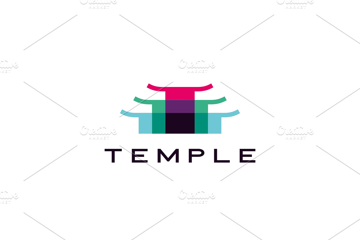 temple logo vector icon illustration, a Branding & Logo Template by ...