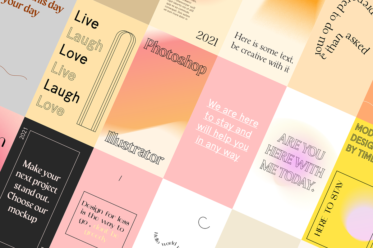 Lo Fi Instagram Templates, a Social Media Template by Bolderaja1 Studio