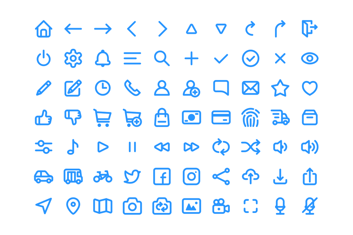 Rounded UI kit, an UI Kit Template by apgudkov | Creative Market