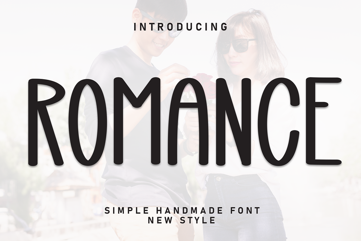 Romance | Script Font, a Script Font by Scratchones