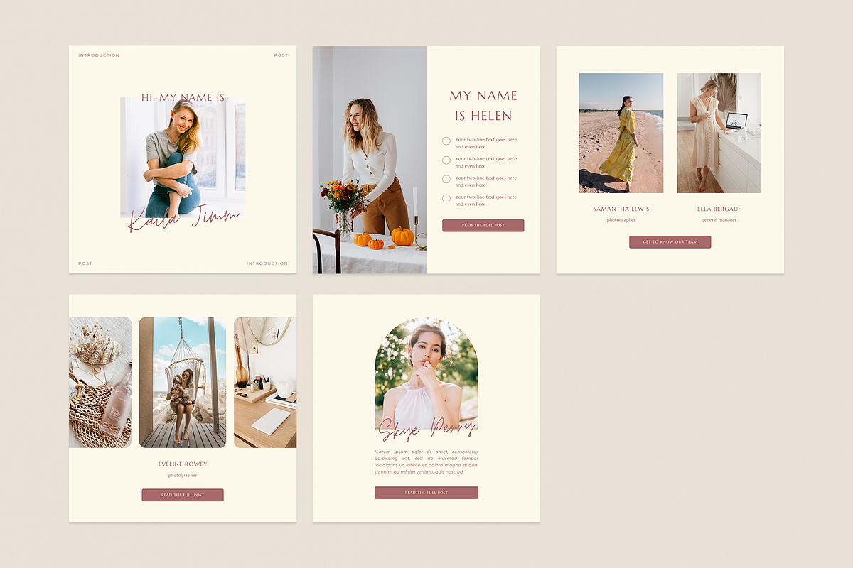 Introduction Instagram Templates, a Social Media Template by Ralony