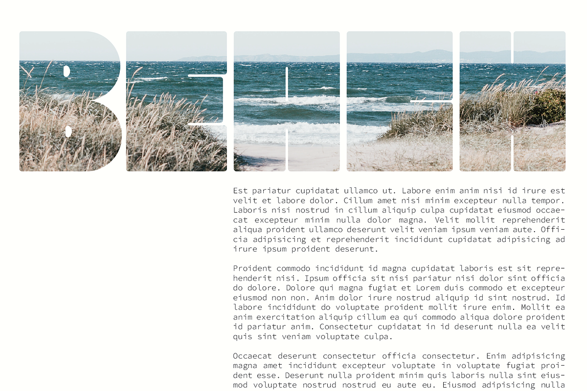 HERBI | A Chunky Sans Serif Font, a Sans Serif Font by Loryn Ipsum