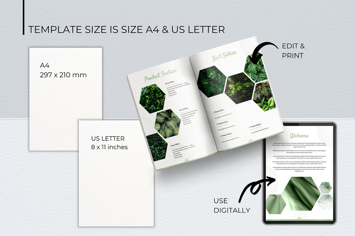 Product Catalog Template for Canva, a Magazine Template by B2 Digital ...