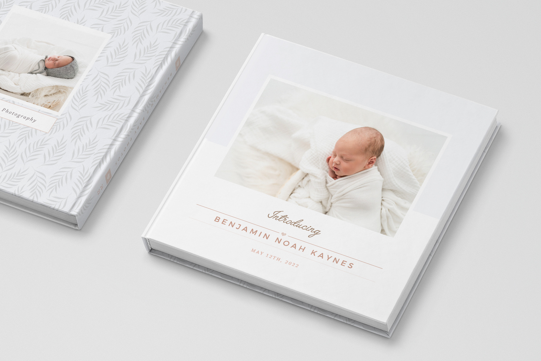 Baby Photo Album Cover PSD, a Stationery Template by By Stephanie Design