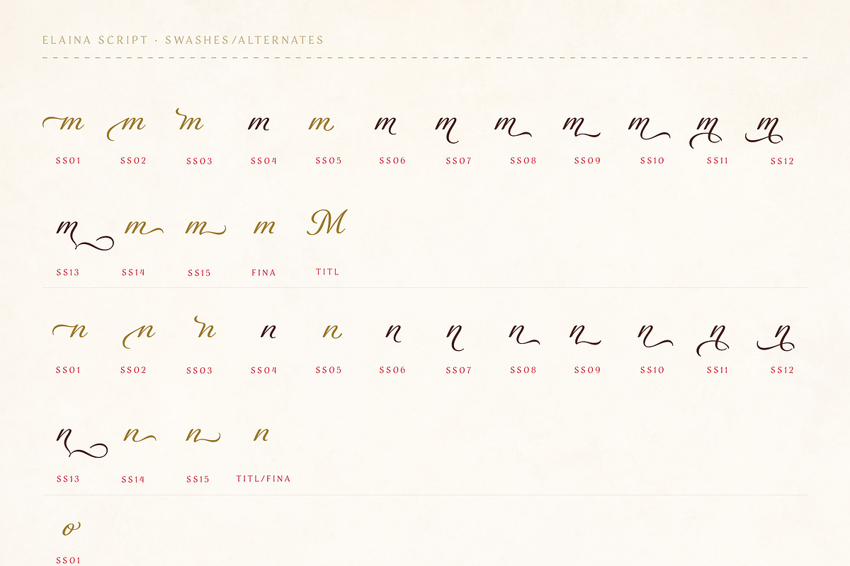Elaina Script, a Script Font by Laura Worthington