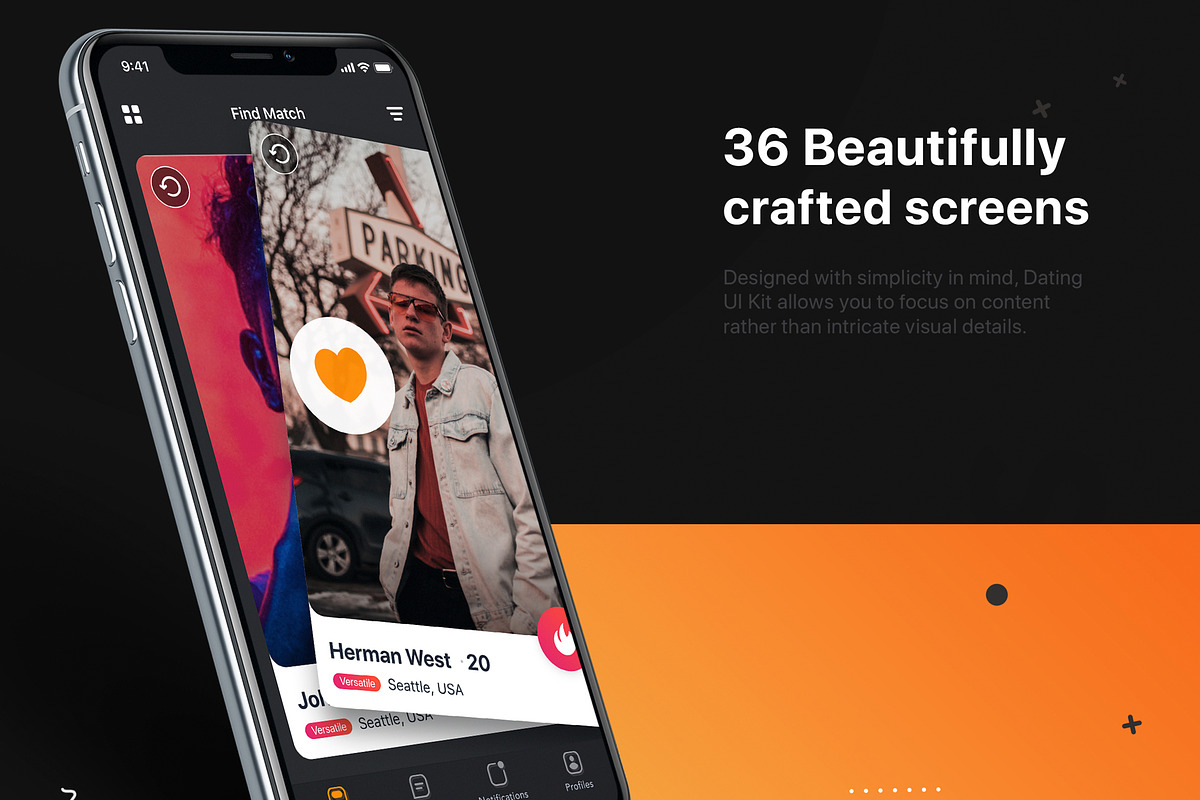 ManHunt - Dating app UI Kit, an UI Kit Template by hoangpts | Creative ...