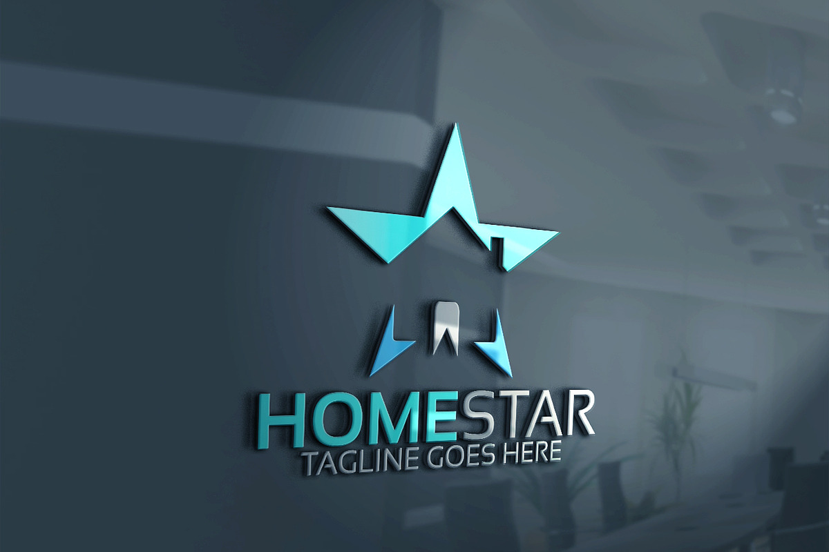Home Star Logo, a Branding & Logo Template by Josuf Media