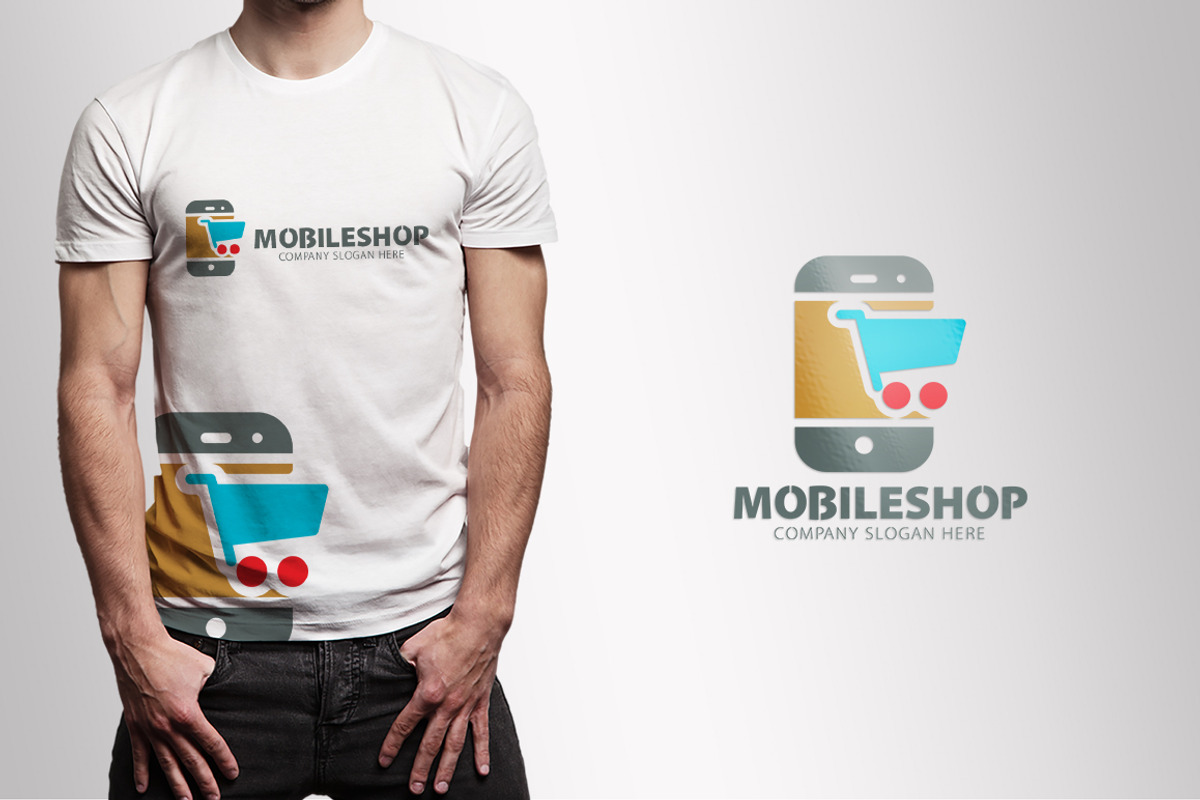 Mobile Shop Logo, a Branding & Logo Template by essegraphic