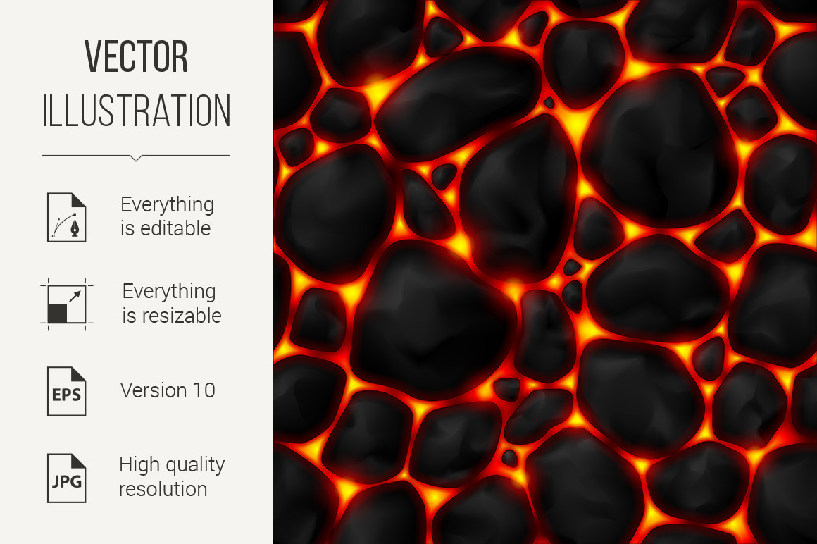 Magma Background, a Background Graphic by DvargShop