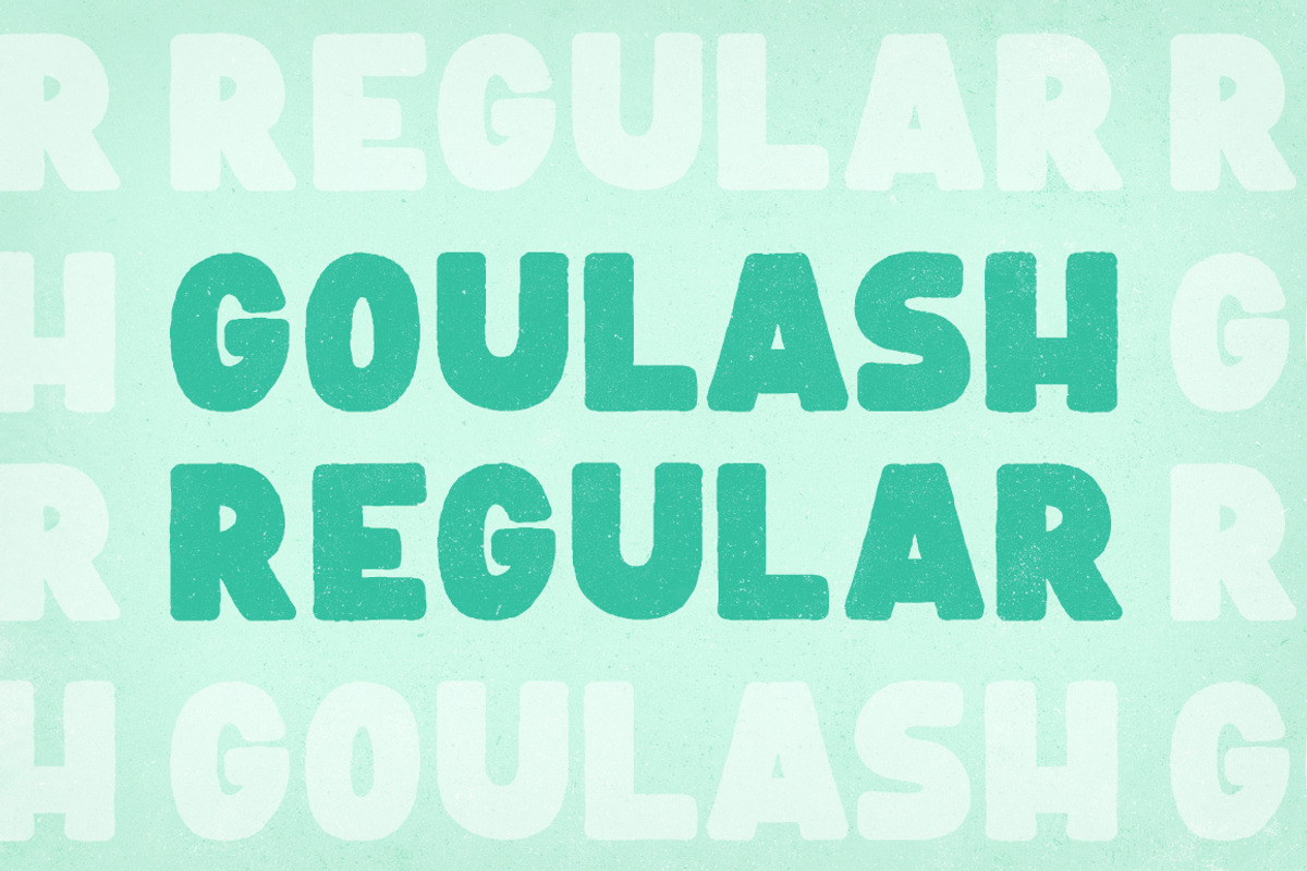 Goulash 3-Font Family, a Font by Satchel & Sage