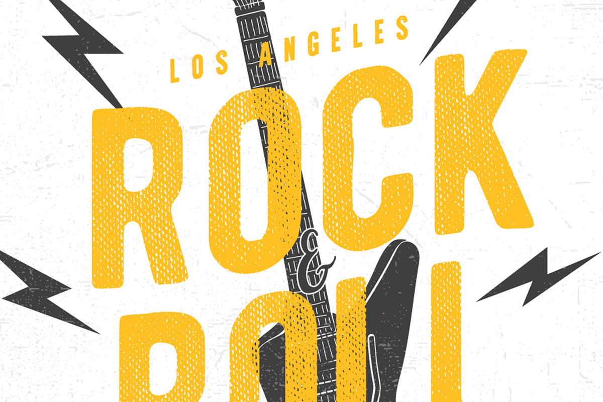 VECTOR SET OF 12X ROCK&ROLL GRAPHICS, an Illustration by ulasokuyucu