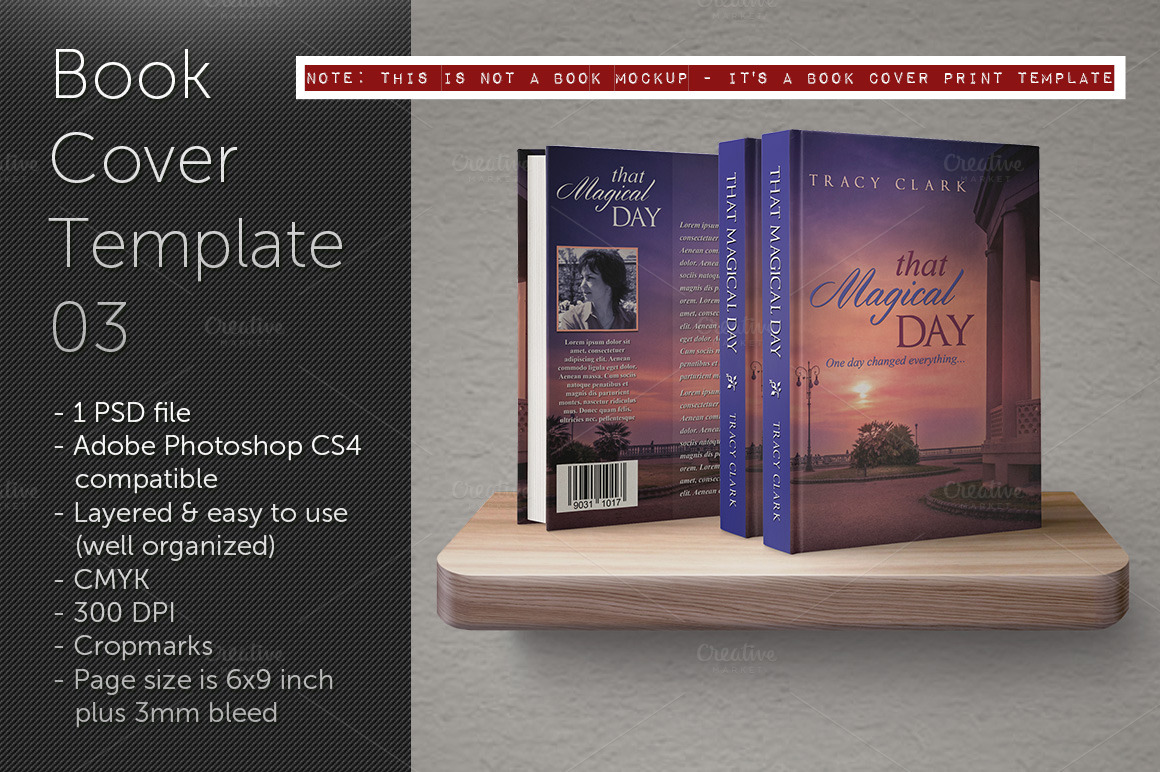 Book Cover Template 03, a Templates & Theme by Illusiongraphic