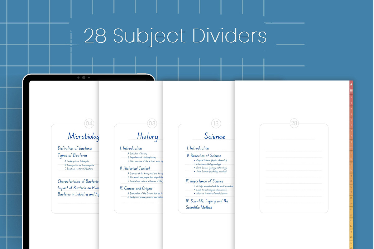 Digital Notebook for Goodnotes