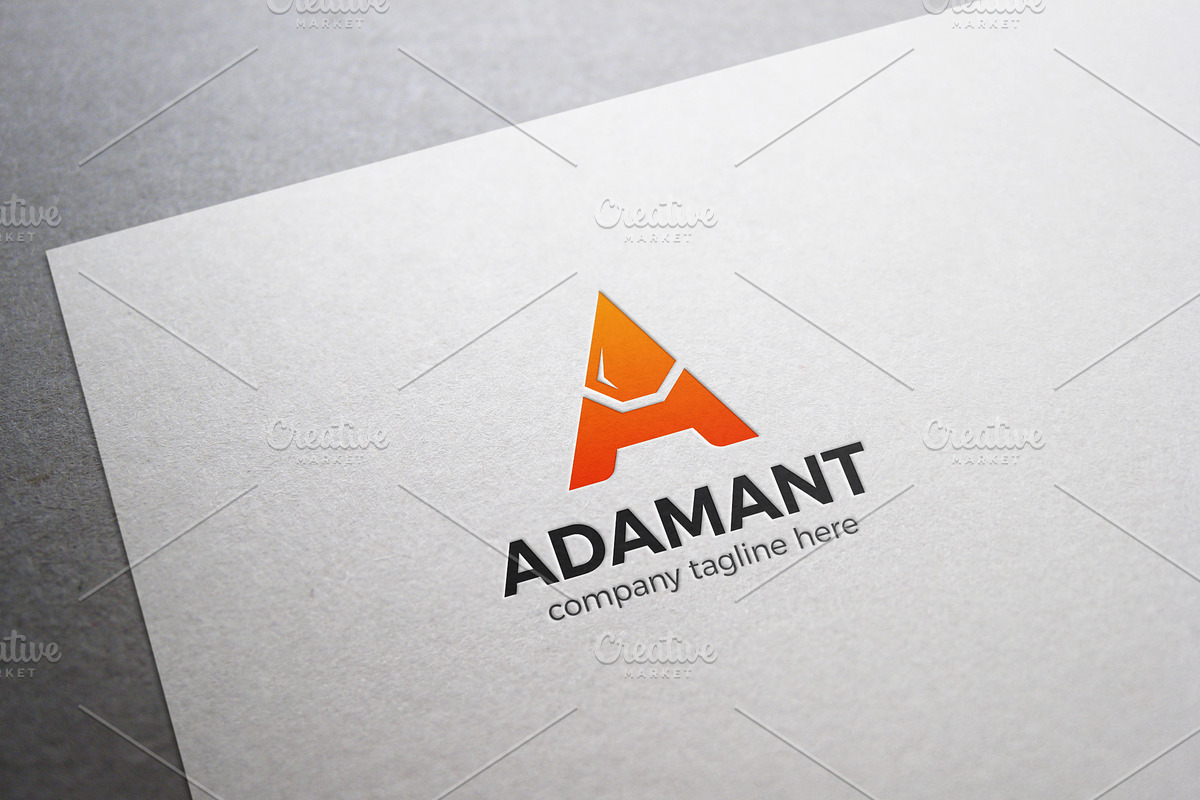 Adamant Letter A Logo, a Branding & Logo Template by XpertgraphicD