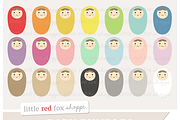 Baby Bundle Clipart, an Illustration by Little Red Fox Shoppe