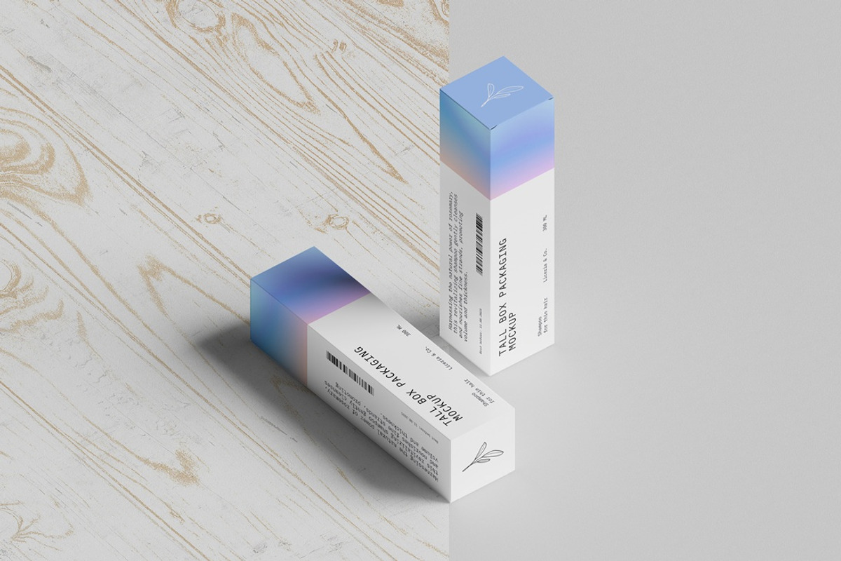 Tall Box Packaging Mockup, a Packaging Mockup by Momogi