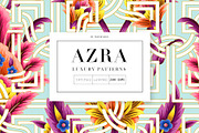 Azra, Luxury Designer Print Patterns, a Pattern Graphic by TSTUDIO