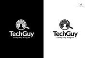 Tech Guy Logo | Branding & Logo Templates ~ Creative Market