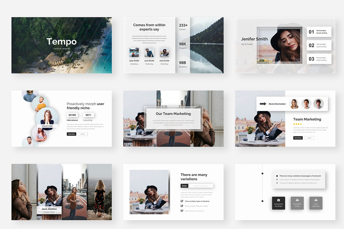 Tempo Creative Powerpoint Template, a Presentation Template by One ...