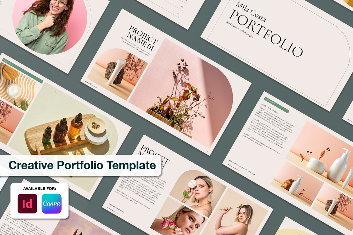 Premium Creative Portfolio Template | Creative Market