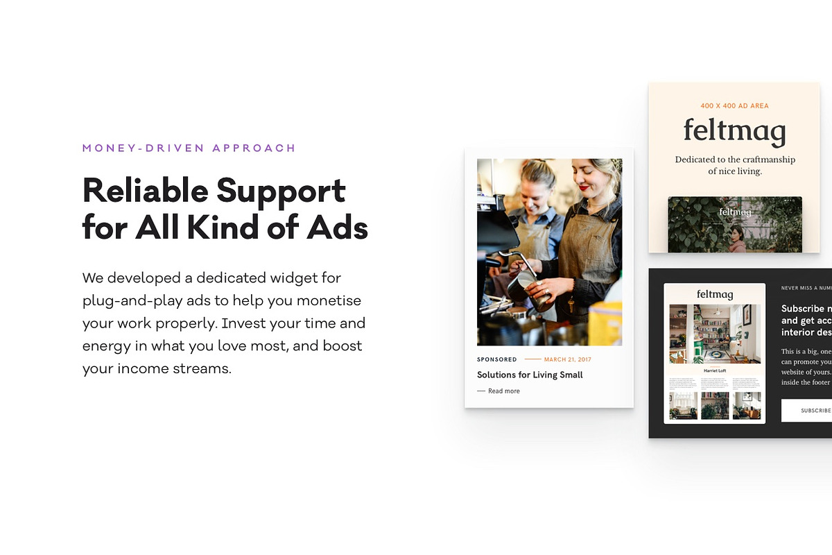 Felt - Magazine Style Theme, a WordPress Template by Pixelgrade