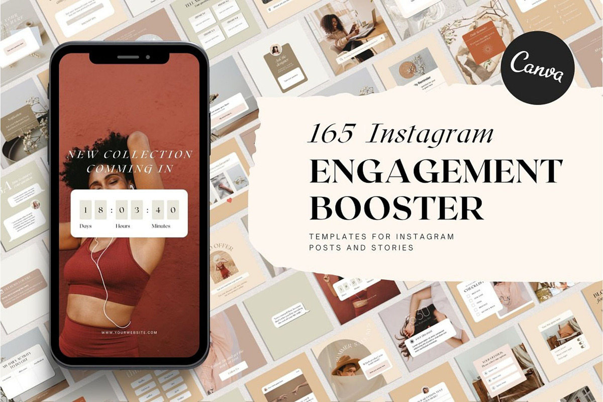 ENTIRE STORE Instagram Bundle Canva, a Social Media Template by Lyrata ...