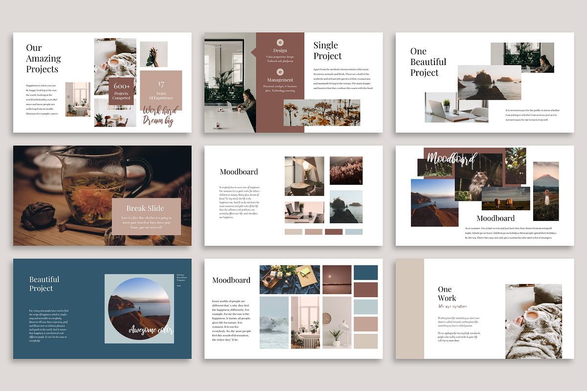 Glorious PowerPoint Template, a Presentation Template by Helga_Design