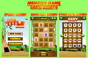 Memory Game Card Assets, an Illustration by erkoudesign | Creative Market