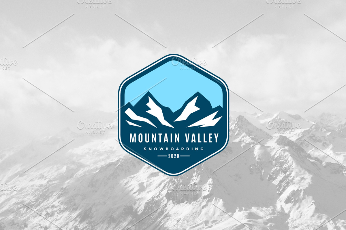 Mountain Valley Logo Template, a Branding & Logo Template by pne-design