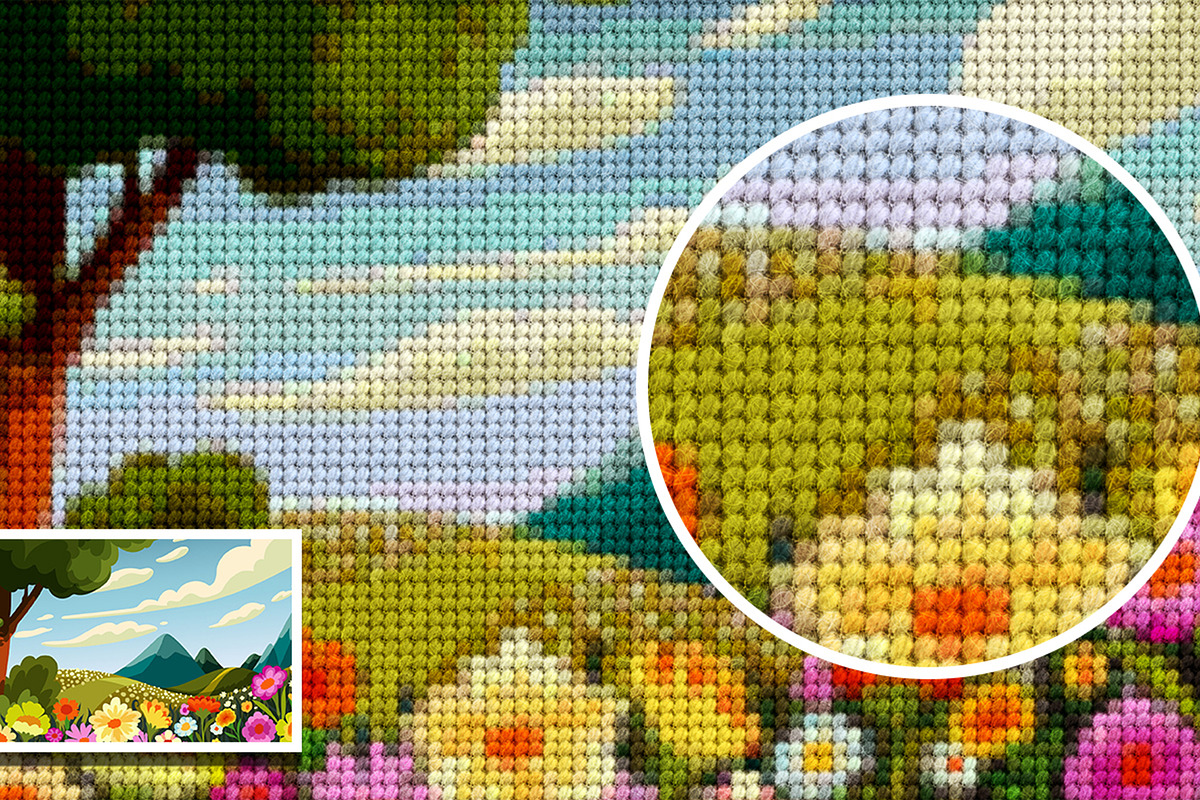 Knitting Studio - Knitted Effect, an Action Add-On by DesignRocket