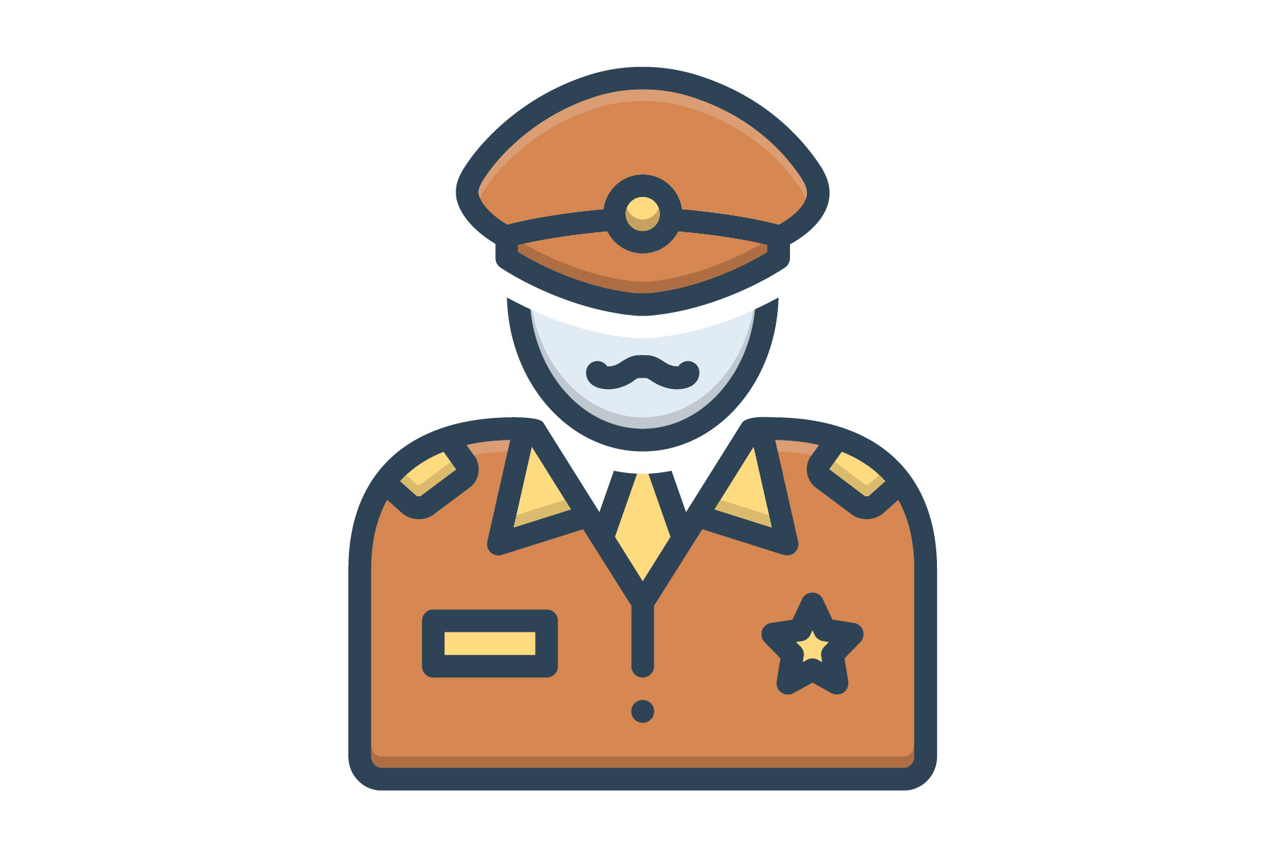 Commander patriot color icon, an Icon by Creative priyanka
