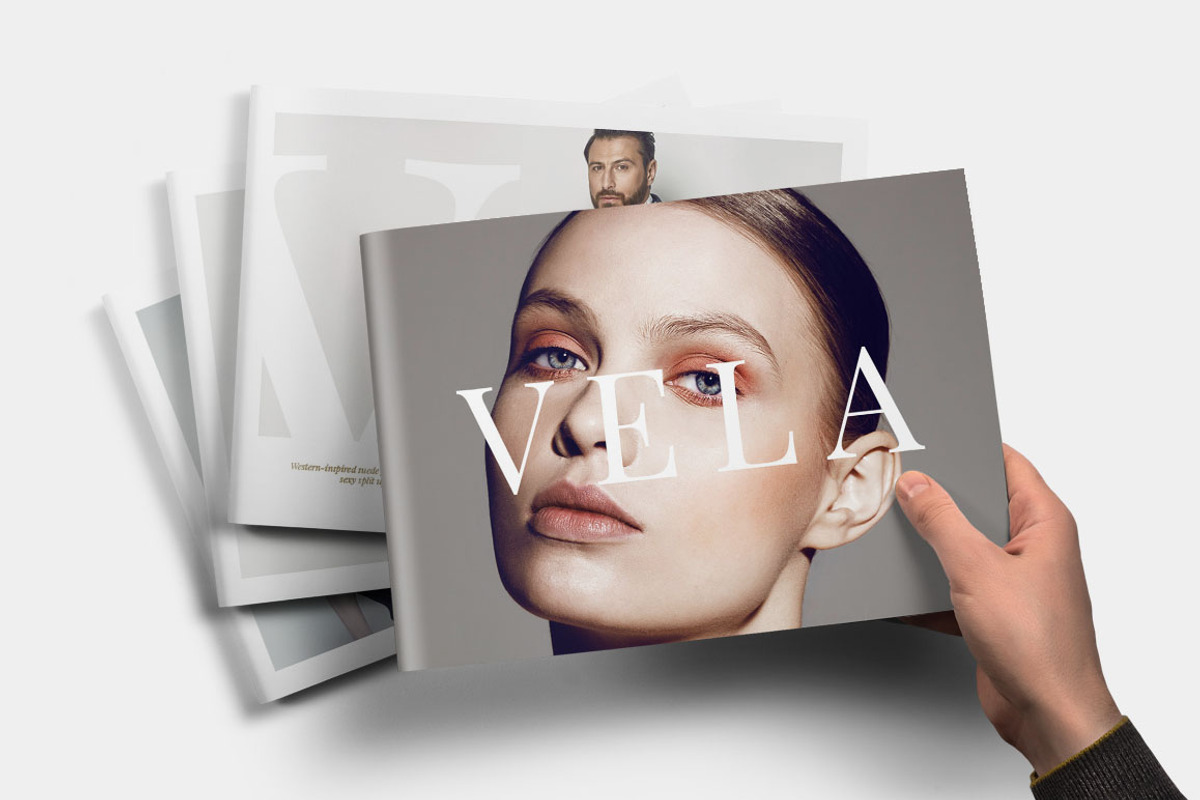 Vela Brochure Template, a Brochure Template by SlideStation