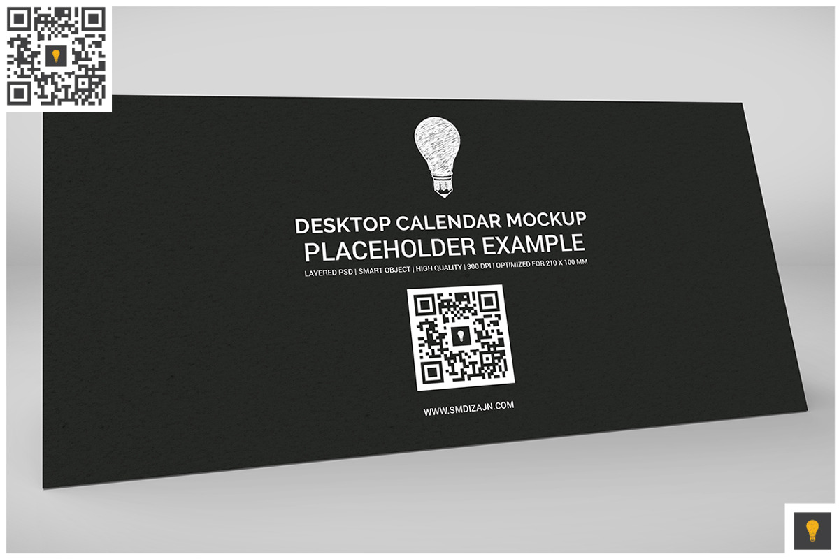 Desktop Calendar Mockup, a Mockup by Shocky Design Studio
