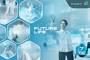 Future Life Layered PSD pack v2, an Object Graphic by Sentavio