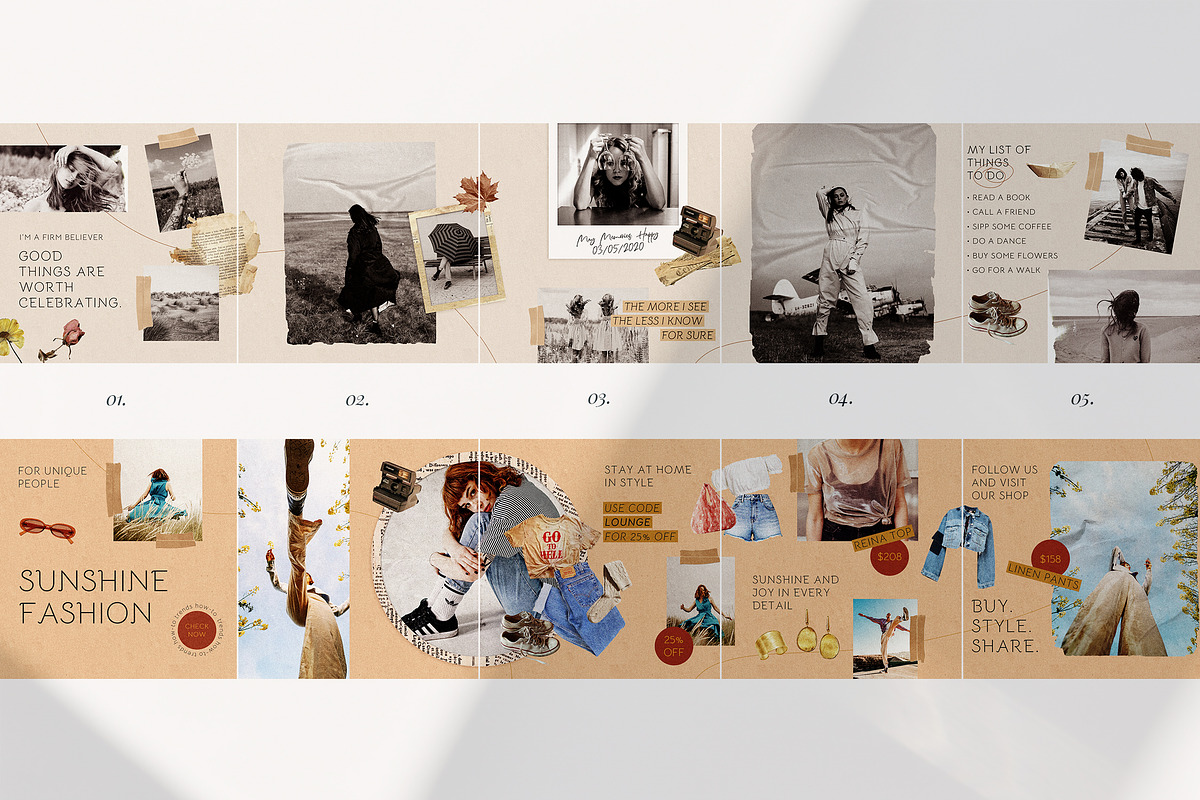 Vintage Instagram Carousel, a Social Media Template by Andrew Skoch ...