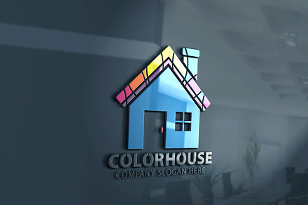 Color House Logo, a Branding & Logo Template by essegraphic