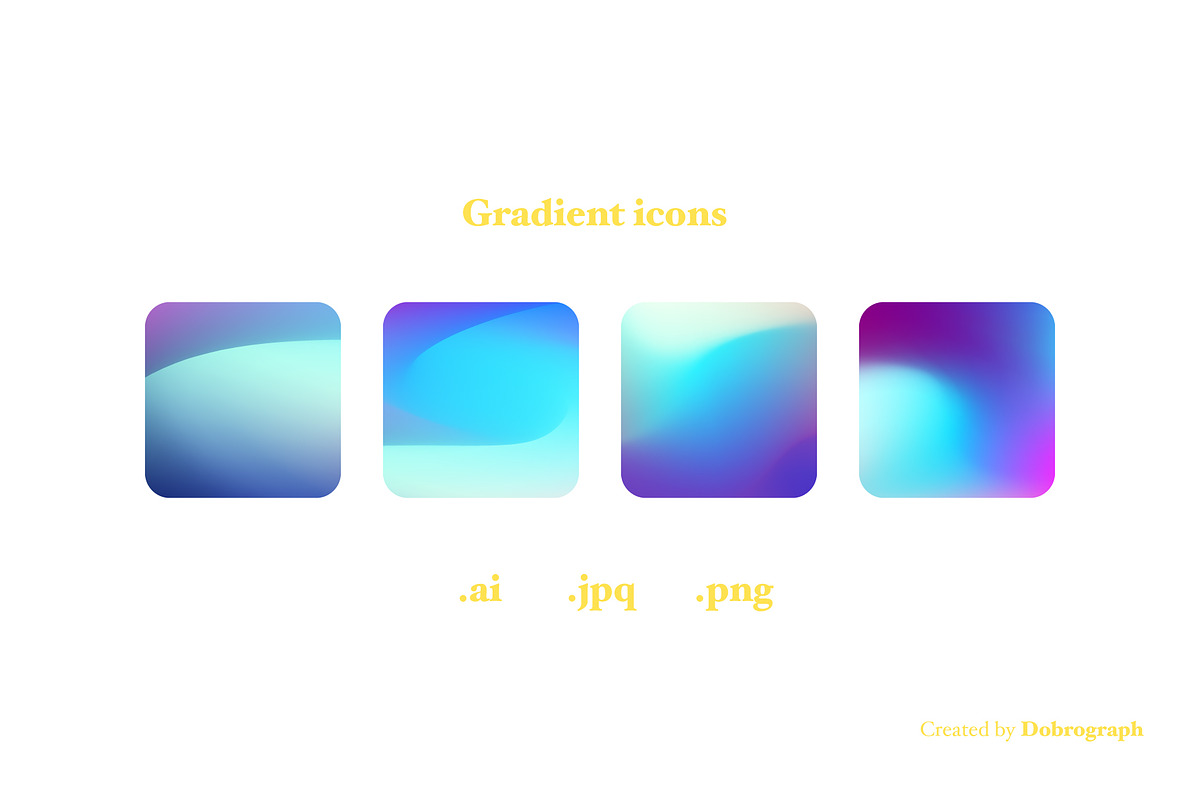 Abstract gradients, a Background Graphic by DOBROGRAPH